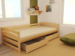 Dětská postel masiv 031 borovice masiv 90 x 190 cm přírodní