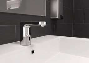 Hansgrohe Vernis Blend, elektronická umyvadlová baterie pro studenou vodu nebo předem nastavenou teplotu, napájení baterií, chromová, HAN-71503000