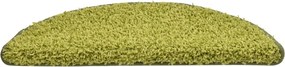Schodové rohože 30 ks 56 x 17 x 3 cm zelené půlkulaté 3365810