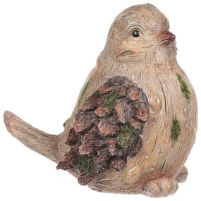 Ptáček dekorace, polyresin, 13 x 17 x 15,5 cm