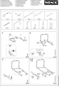 Věšák na oblečení, výš, 140 cm, Surya, WENKO