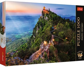 Trefl Puzzle Premium Plus - Photo Odyssey: Cesta Tower,San Marino 1000 dílků 68,3x48cm v krabici 40x27x6cm