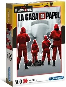 Clementoni PUZZLE Netflix: Papírový dům / 500 dílků / od 14 let