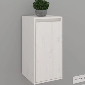 Nástěnná skříňka bílá 30 x 30 x 60 cm masivní borové dřevo