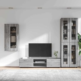 Sestava TV skříněk FLORIN 3 ks Šedá Sonoma Kompozitní dřevo 3397950