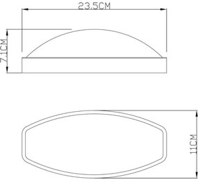 Deko-Light 731092 -LED Venkovní nástěnné svítidlo ERIDANI 13W/230V IP44 antracit