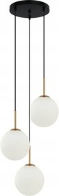 Závěsná lampa Deore PND-5578-3S-BRO-BK Italux