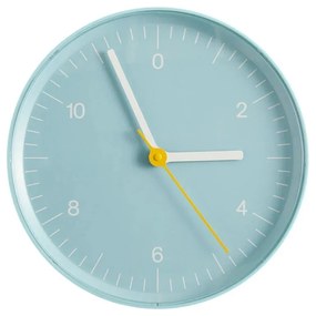 Nástěnné hodiny Wall clock Light Blue 26,5 cm HAY