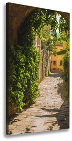 Wallmuralia Vertikální Foto obraz na plátně Italské uličky 50x100