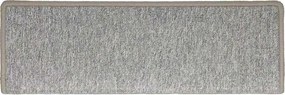 Schodové rohože 30 ks 65 x 21 x 4 cm světle šedé s obdélníkovým okrajem 3365768