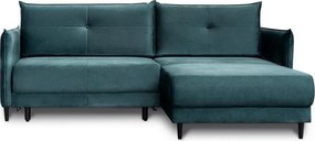Casarredo - Komfort nábytek Rohová sedací souprava LASTRONI rozkládací s úložným prostorem, pravá, látky A1 | potah: gemma 11,barva: N12 bílá