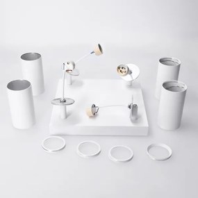 BRILAGI - Bodové svítidlo SELE SQUARE 4xGU10/30W/230V bílá