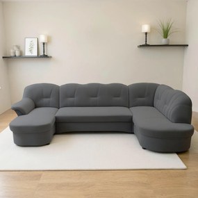 XXXLutz SEDACÍ SOUPRAVA, textil, tmavě šedá MID.YOU - Sedací soupravy - 001776009117