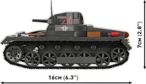 COBI 2660 Panzer I Ausf. B / Stavebnice / 654 dílů / 1 figurka / 1:28