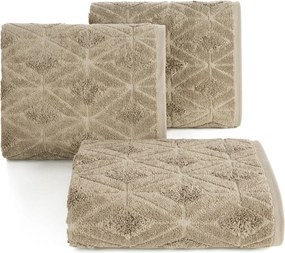 BAVLNĚNÝ RUČNÍK SENDI SADA 6KS 50X90 CM SVĚTLEHNĚDÁ
