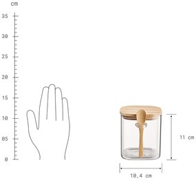 Butlers COMPOSITION Skladovací dóza skleněná 750 ml