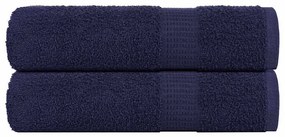 Ručníky FROGN 2 ks tmavě modré 50x100 cm 360 g/m² 136782