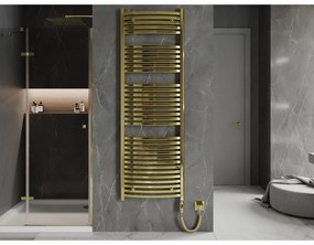 Mexen Helios, elektrické topné těleso 1800 x 600 mm, 900 W, zlatá lesklá, W103-1800-600-2900-50