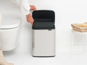 Brabantia BO odpadkový koš 12L lesklá ocel