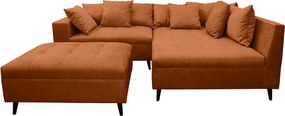 XXXLutz ROHOVÁ SEDAČKA, textil, rezavá MID.YOU - Sedací soupravy - 001628000340
