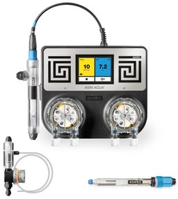 Aseko Asin Aqua Dose - dávkovácí automat pH + Oxy (bezchlorová chemie)