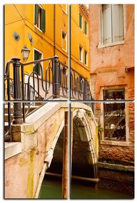 Obraz na plátně - Malý most v Benátkách - obdélník 7115D (120x80 cm)