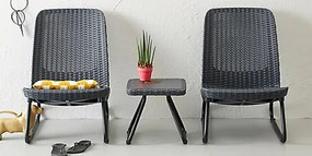 KETER RIO PATIO Set balkonový, hnědá 17197637