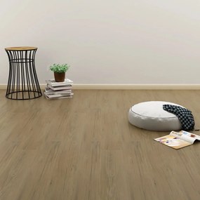 Samolepící podlahová prkna 4,46 m² 3 mm PVC přírodní hnědá,  143872