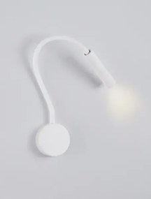LED bílé nástěnné svítidlo Sonica
