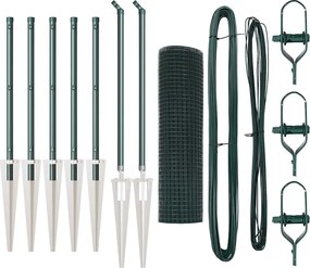 Svařované drátěné ploty s hroty 10 x 0,6 m Ocel potažená PVC 3352039