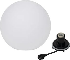 Kanlux 45932 - Venkovní lampa STONO 1xE27/20W/230V pr. 40 cm IP65 bílá