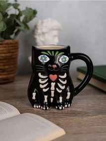 Sinsay - Hrnek s halloweenským motivem - černá