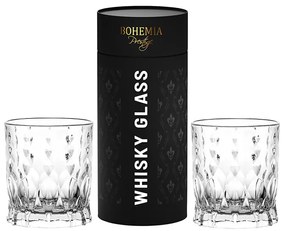 BOHEMIA PRESTIGE CONTE SKLENICE NA WHISKY V TUBĚ 320ML SADA 2KS