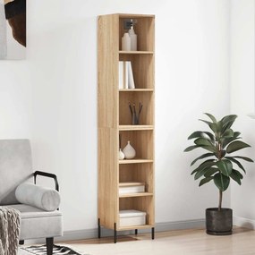 vidaXL Skříň highboard 34,5x32,5x180 cm kompozit [3189838] Barva: dub sonoma