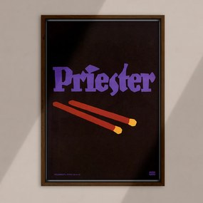 Plakát Priester reklama pro společnost