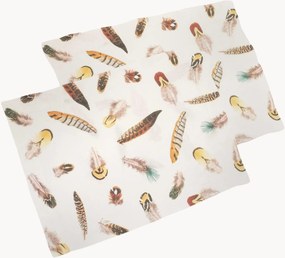 Sada lněných prostírání Feathers, 2 díly