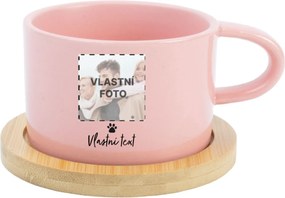 Personalizovaný keramický hrníček "MAKRONKA" s fotkou mazlíčka a textem