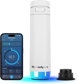 HidrateSpark PRO 2 chytrá lahev, 621 ml bílá