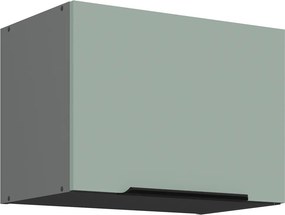 ARIA sa | horní skříňka 50 GU-36 1F výklopná | 50 cm | ANTI FINGERPRINT povrch | antracit/aquamarine