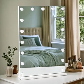 BRILAGI - LED Stmívatelné make-up zrcadlo HOLLYWOOD LED/15W/230V 55x77 cm bílá