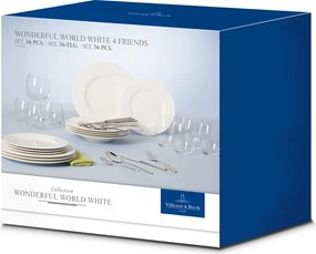 Villeroy&Boch Wonderful World White 4 Friends sada 36tlg.