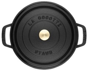 Staub Cocotte hrnec kulatý 30 cm/8,35 l černá, 1103025