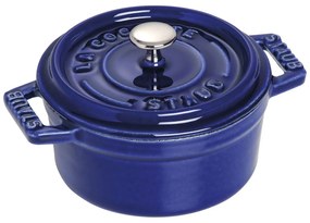 Staub Cocotte Mini hrnec kulatý 10 cm/0,25 l tmavě modrý, 1101091