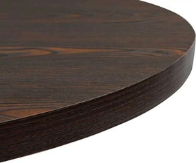 Bistro stůl MDF a ocel kulatý 80 x 75 cm 245610