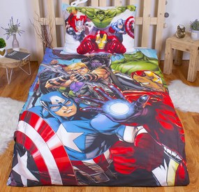 TOP Bavlněné povlečení 140x200+70x90 Avengers Ultimate
