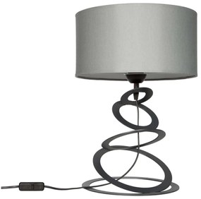 Stolní lampa Indigo, 1x textilní stínítko (výběr ze 3 barev), (výběr ze 3 barev konstrukce), o