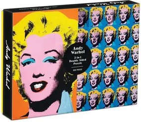 GALISON Oboustranné puzzle Andy Warhol: Marilyn / 500 dílků