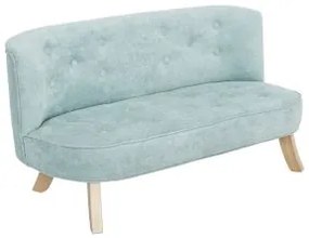 Somebunny Dětská sedačka špinavě modrá - Bílá, 17 cm