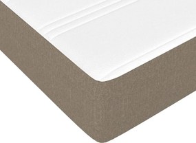 vidaXL Box spring postel s matrací 80 x 200 cm textil [3144478] Barva: Tmavě šedá