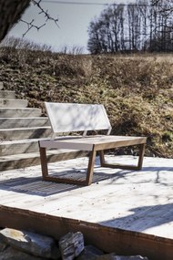 Zahradní nábytek Egoé Zahradní třímístná lavice Barka Dřevo: akát bez povrchové úpravy
